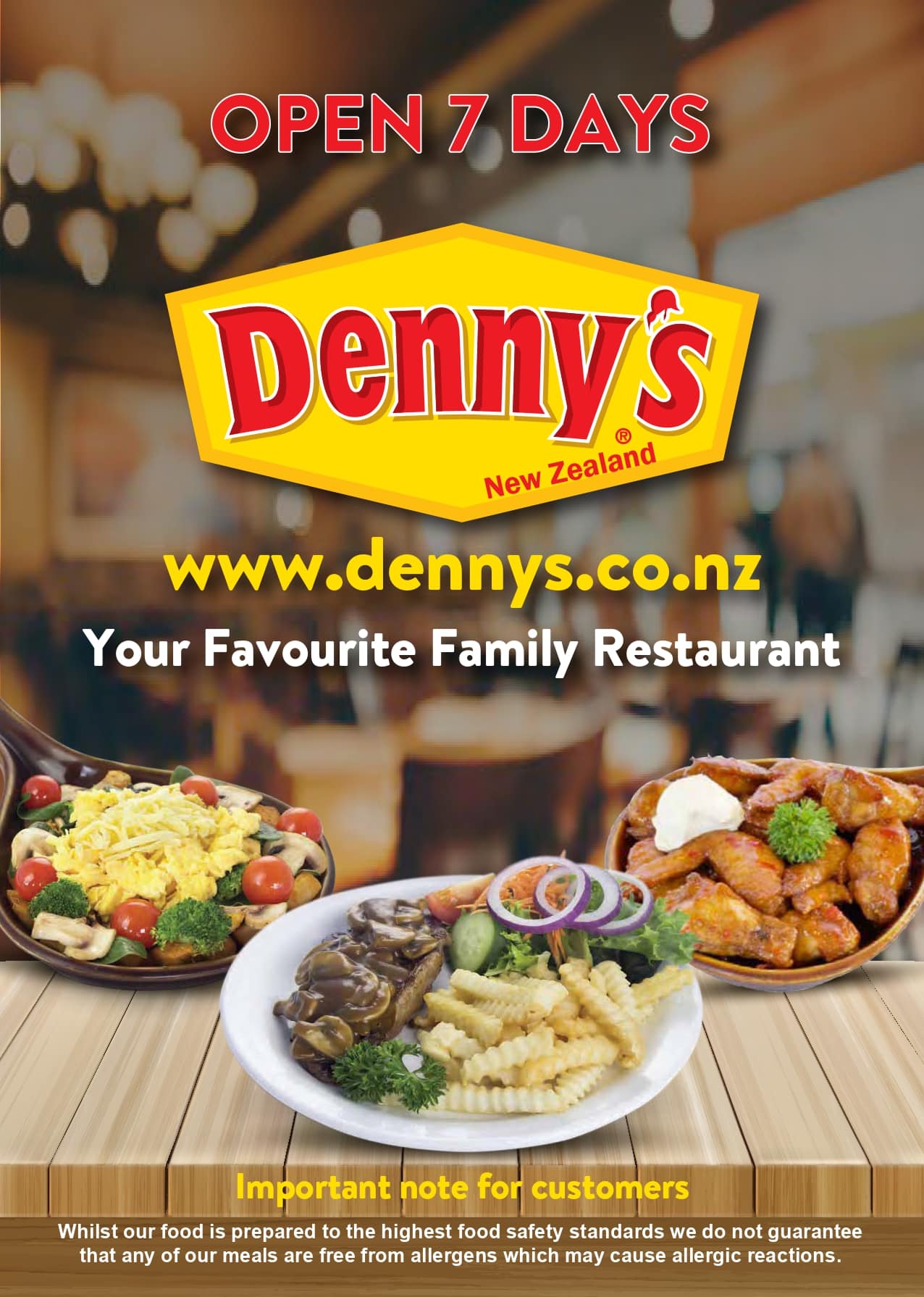 Menu - Denny's Family Restaurant Head Office