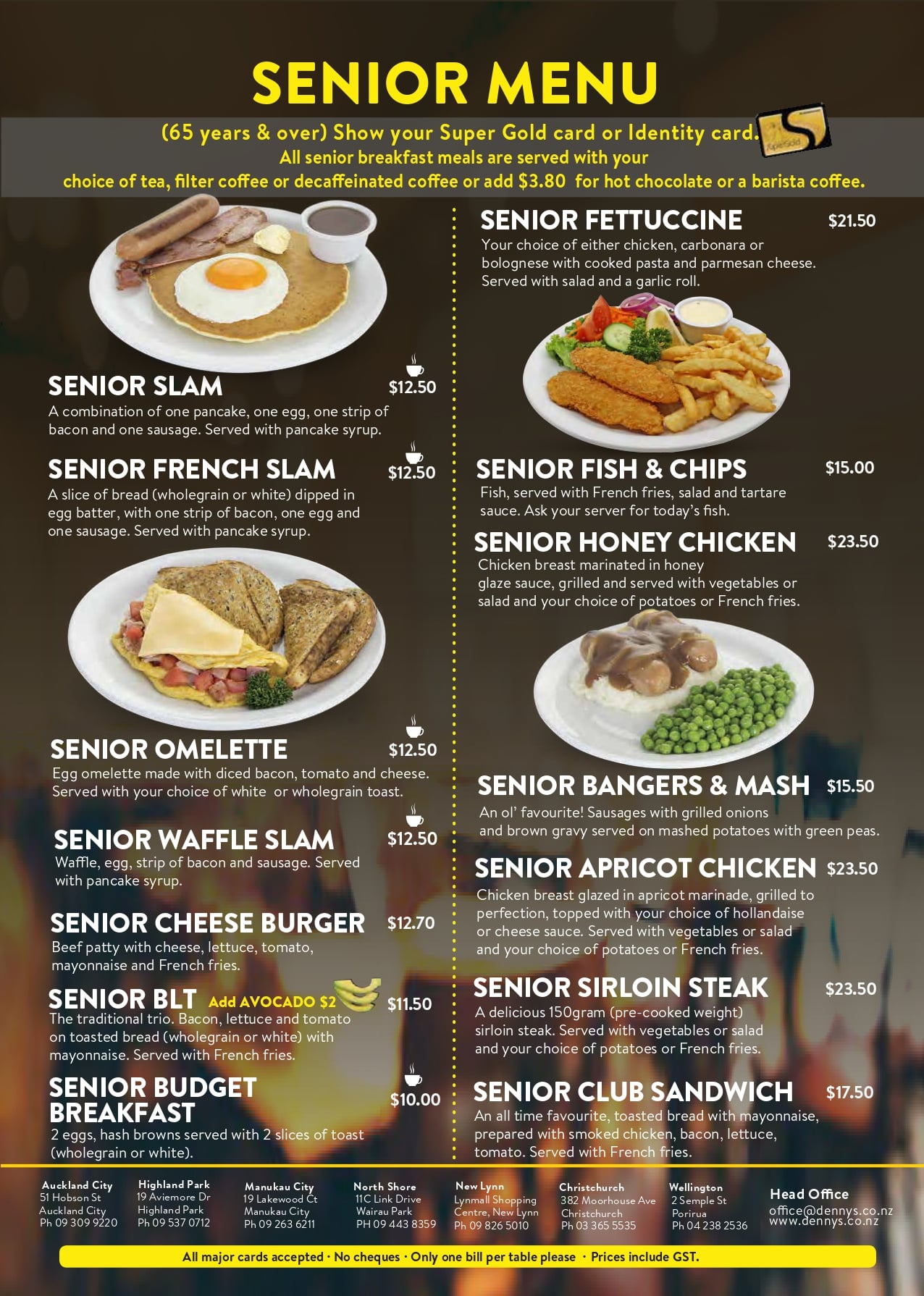 Menu - Denny's Family Restaurant Head Office